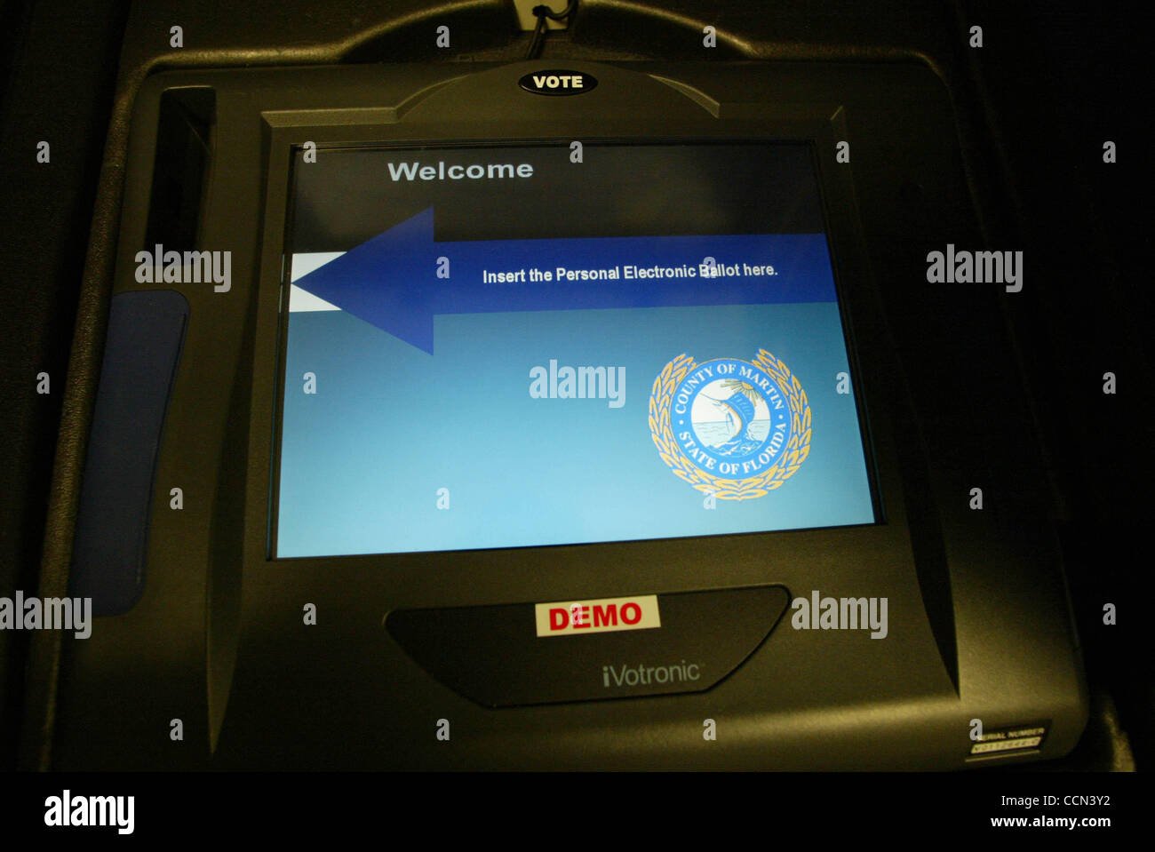 LIVE METRO, STUART, 8/6/04.....Martin County voters will be using touch ...