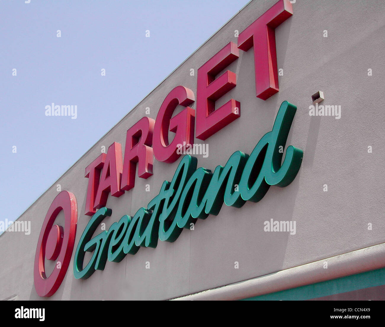 Aug 15, 2004; Los Angeles, CA, USA; Target Greatland store sign. Target ...