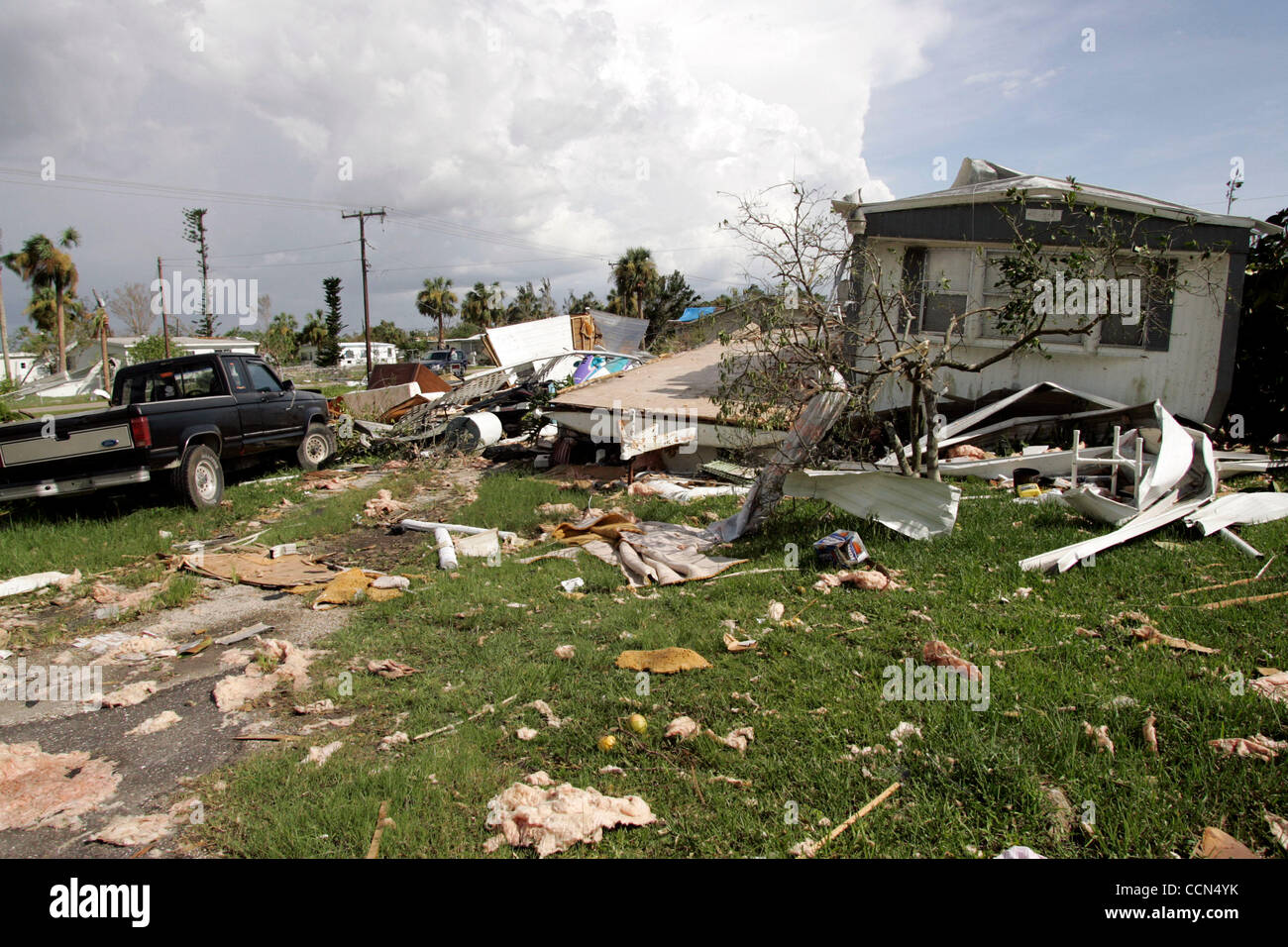 Florida punta gorda hurricane charley hi-res stock photography and ...