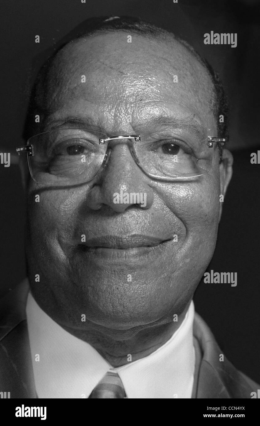Louis farrakhan Black and White Stock Photos & Images - Alamy
