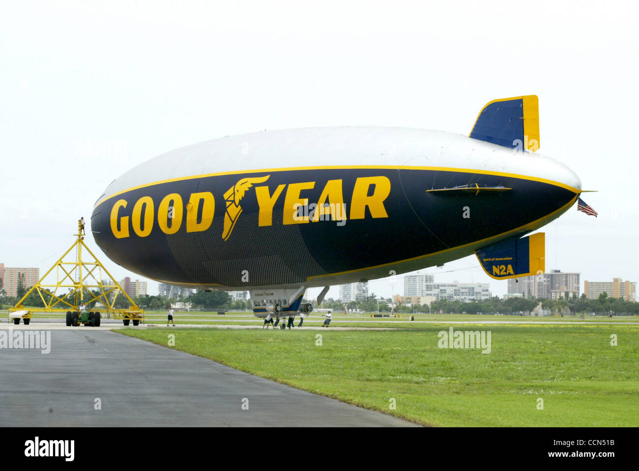 Photo Of The Goodyear Blimp Spirit Of Innovation High Resolution Stock ...