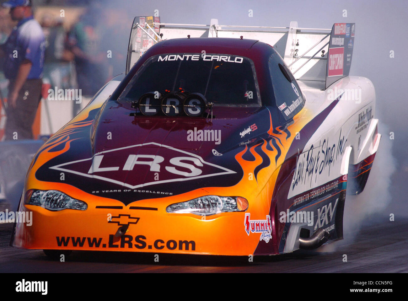 Tim Wilkerson would win the funny car category during the Fram Autolite ...