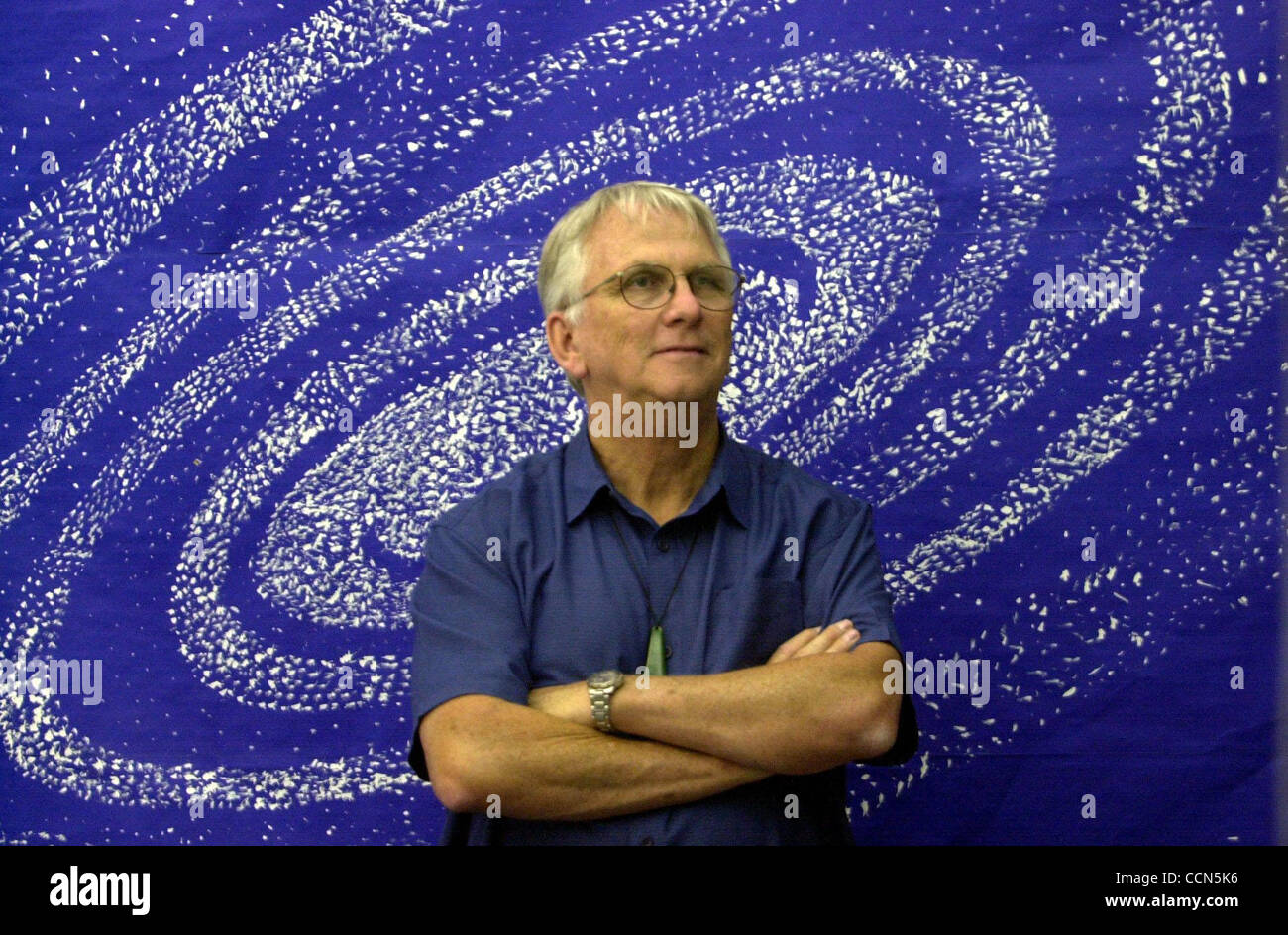Sophia Center director Jim Conlon (cq) looks out over his Holy Names ...
