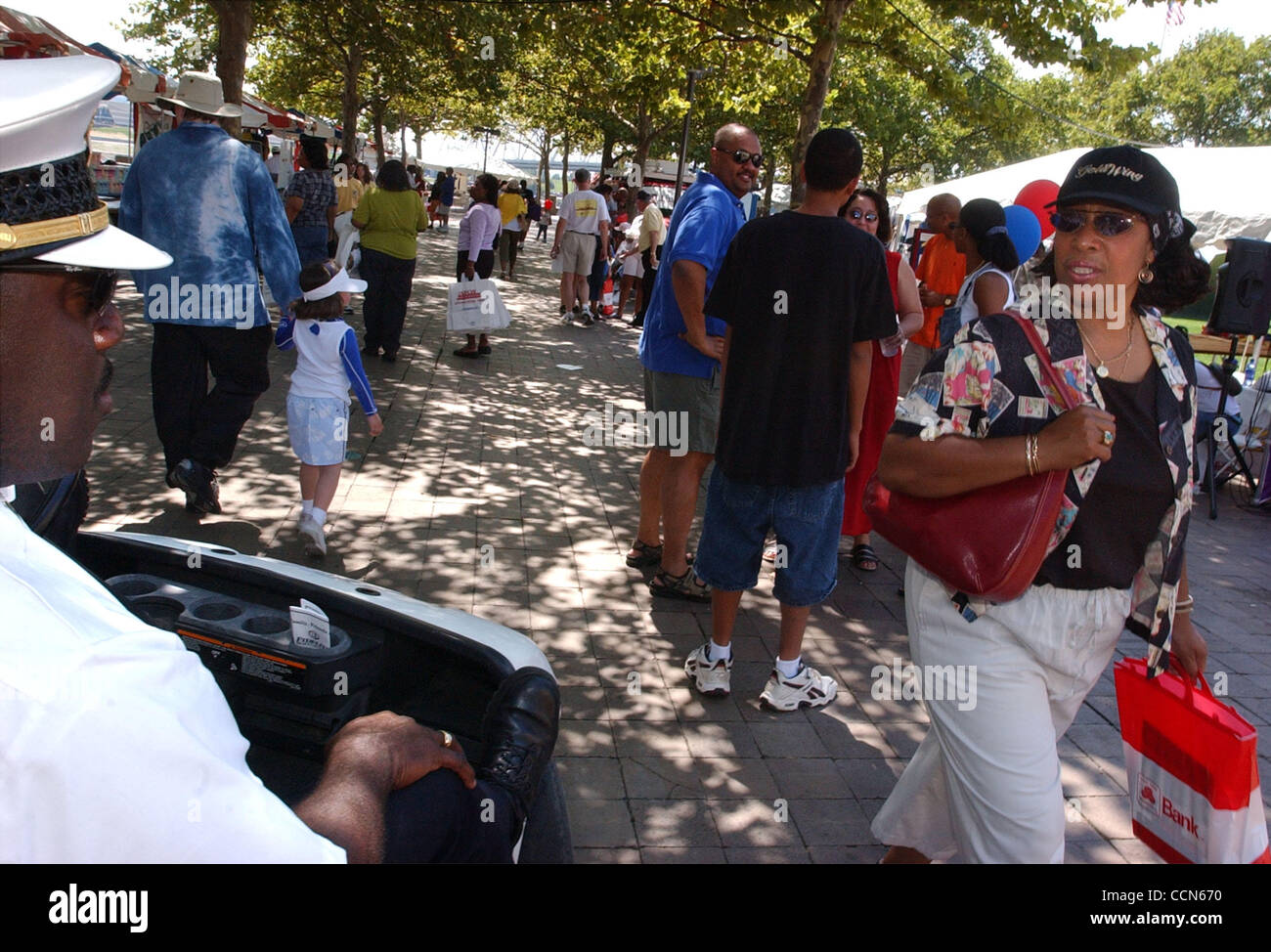 Aug 22, 2004 - Cincinnati, Ohio, USA - Patrolling the festival grounds ...
