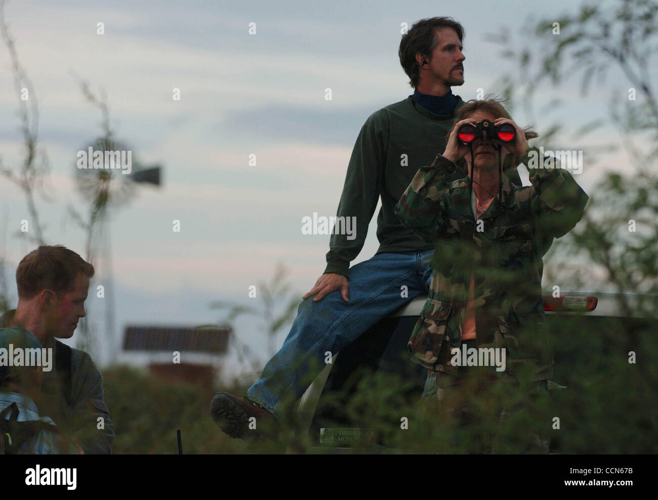 METRO - Chris Simcox, founder of Civil Homeland Defense, and Carmen ...