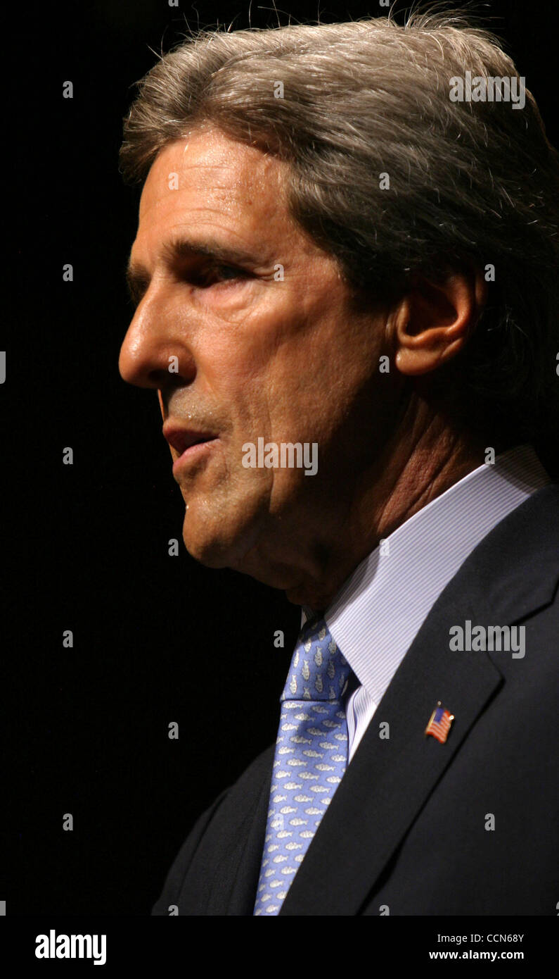 Aug 24, 2004; New York, NY, USA; Democratic candidate for President ...