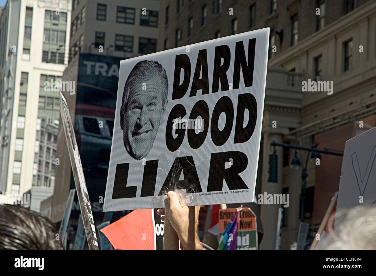 Bush protest hi-res stock photography and images - Alamy