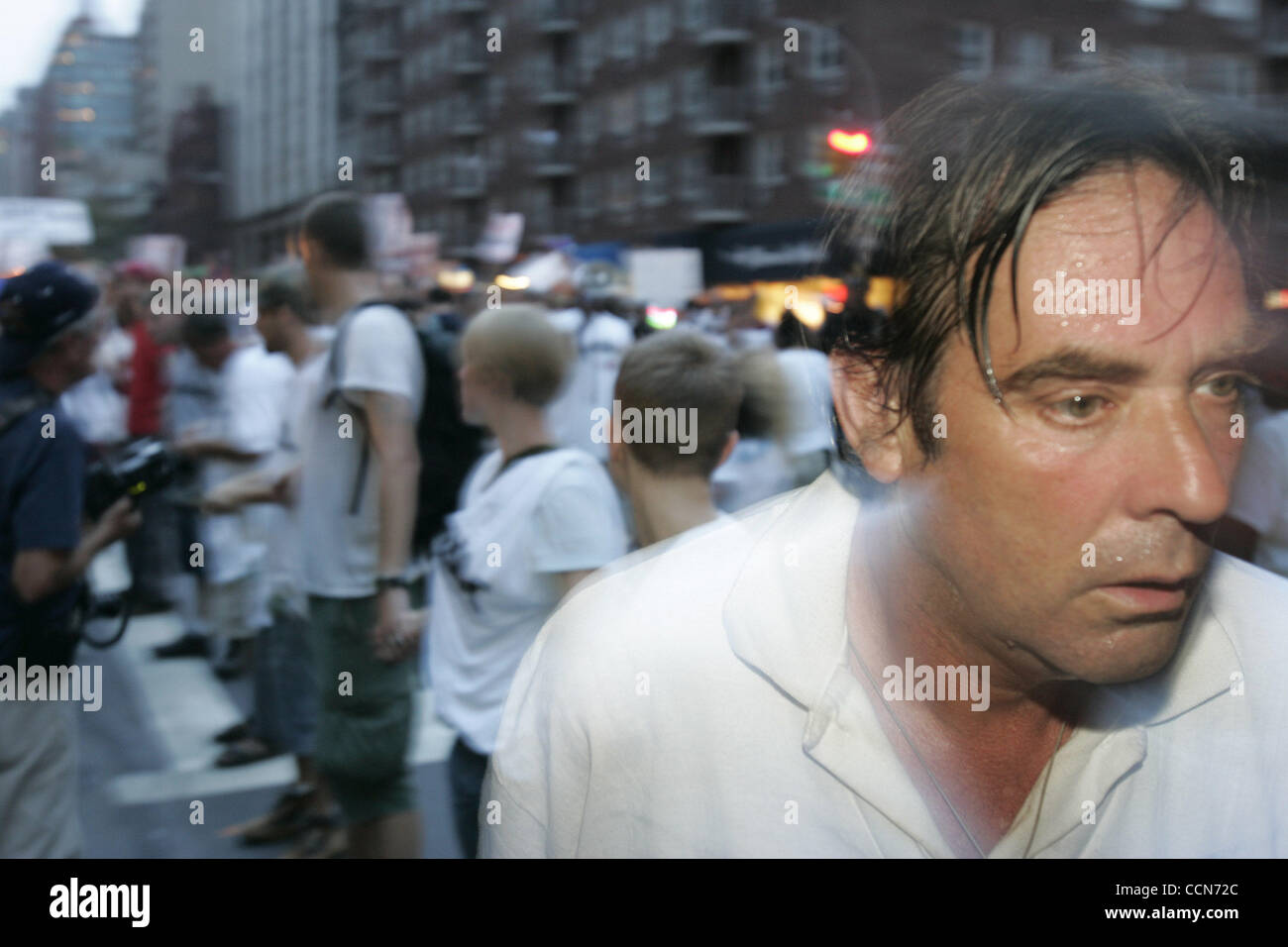 Aug 30, 2004; New York, NY, USA; More protests occur in New York on the ...
