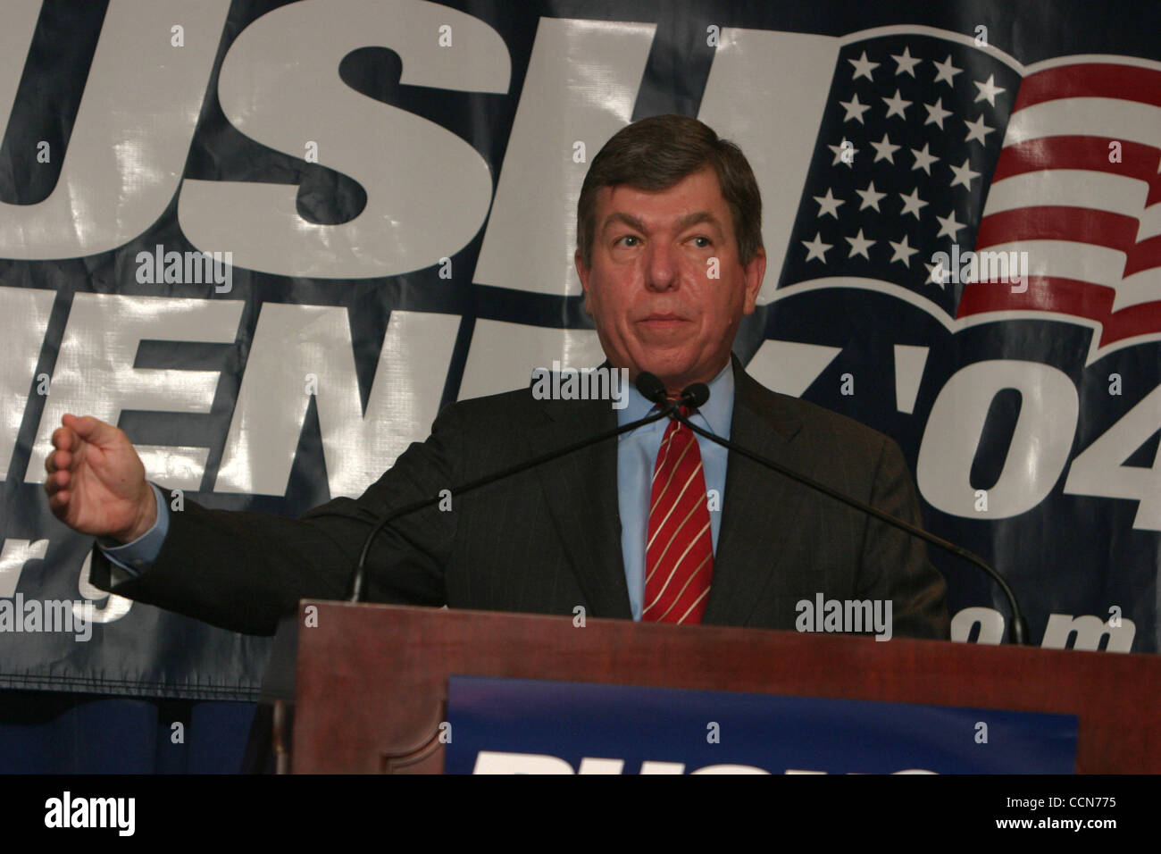 Aug 30, 2004; New York, NY, USA; House Majority Whip ROY BLUNT at the ...