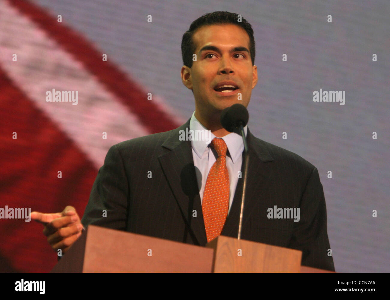 Aug 31, 2004; New York, NY, USA; Nephew GEORGE P. BUSH at day two of ...