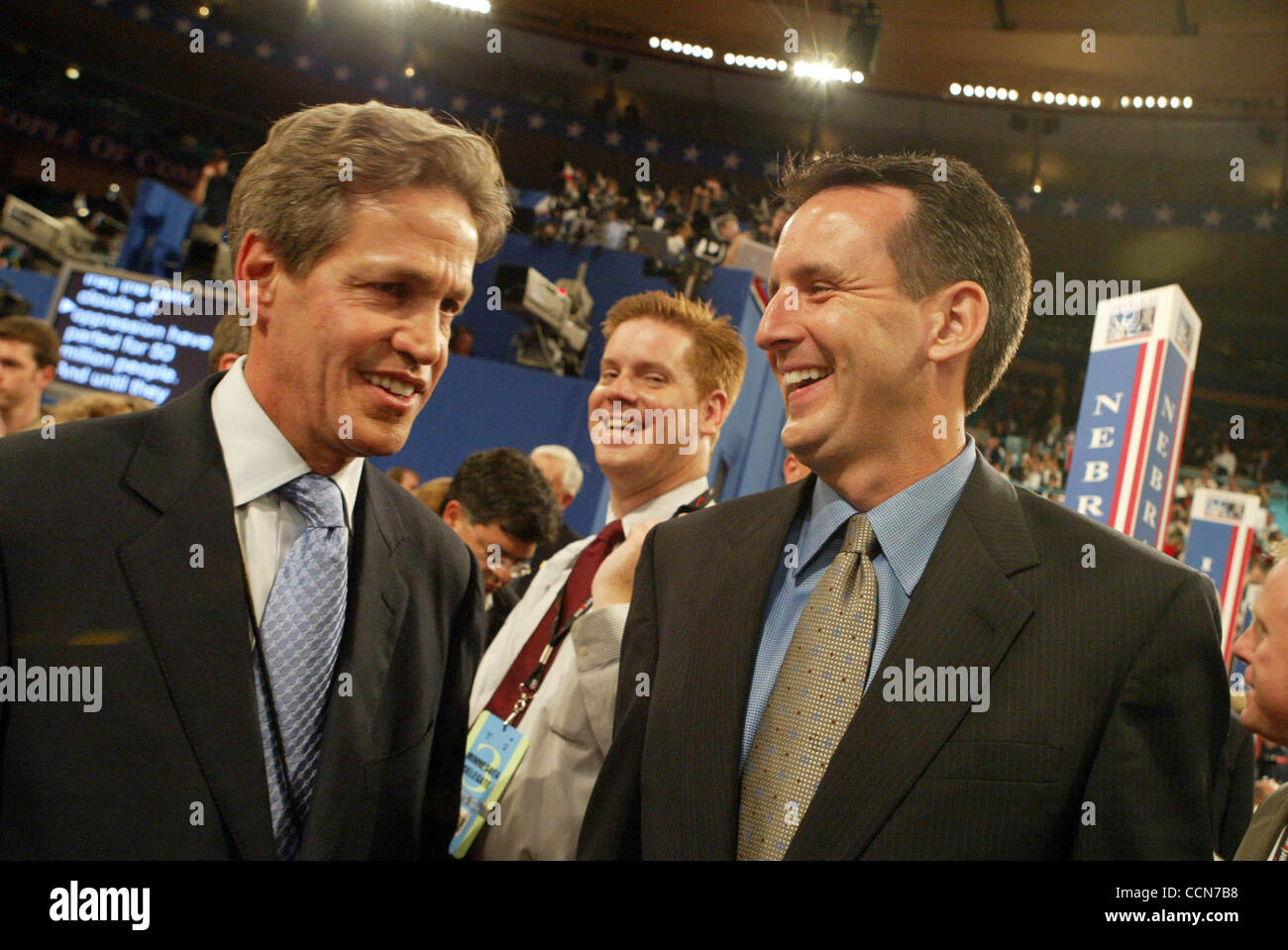 New York 8/31/2004--Senator Norm Coleman took the podium at the RNC ...