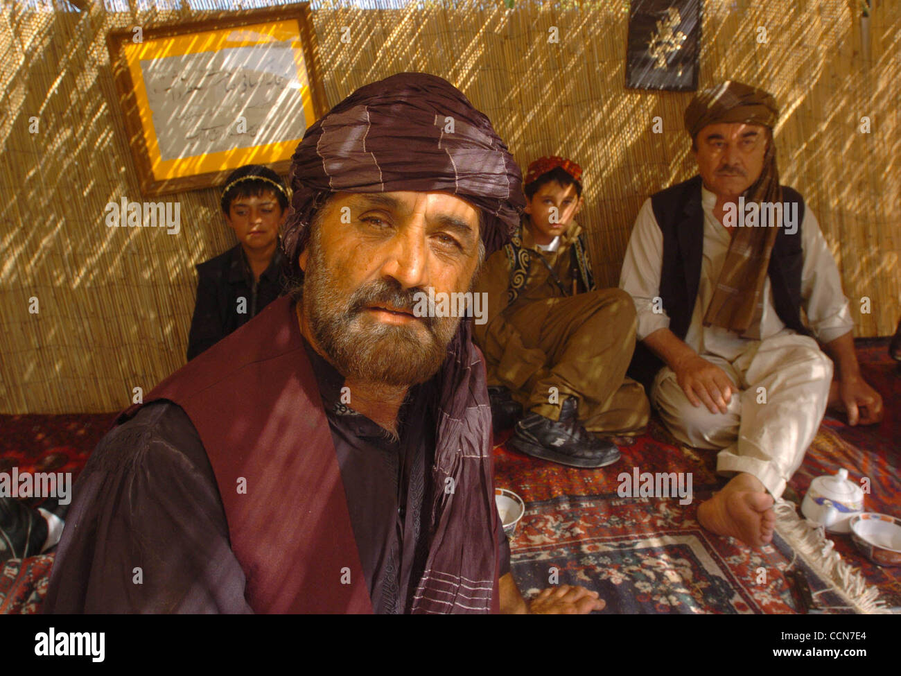 Haroon Ebrat of Bay Point, Calif., set up an Afghan village in his back ...