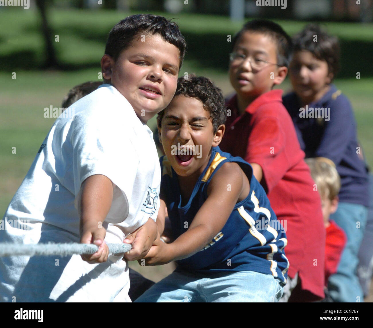 STANDALONE -- 8-year-olds Dane Colunga, Christian Bassilios, and ...