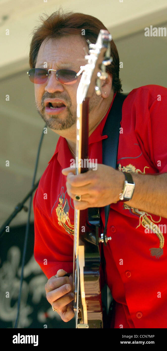 Rene` Solis (cq) jams with the Studebaker Blues Band during the 6th ...
