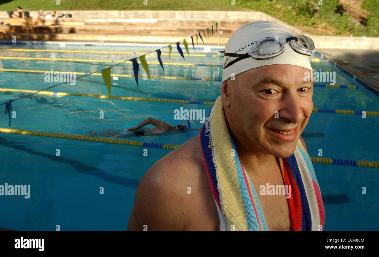 Masters Swimmer Jeremy Cohen, 55, at the Golden Bear Aquatics Center in ...