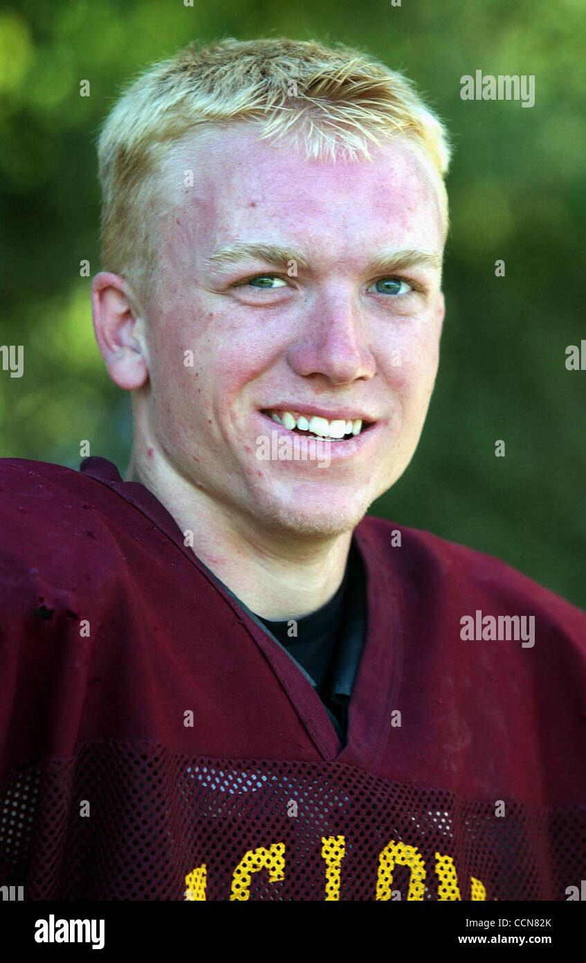 Las Lomas quarterback Jon Loeliger poses for a photo during practice at ...