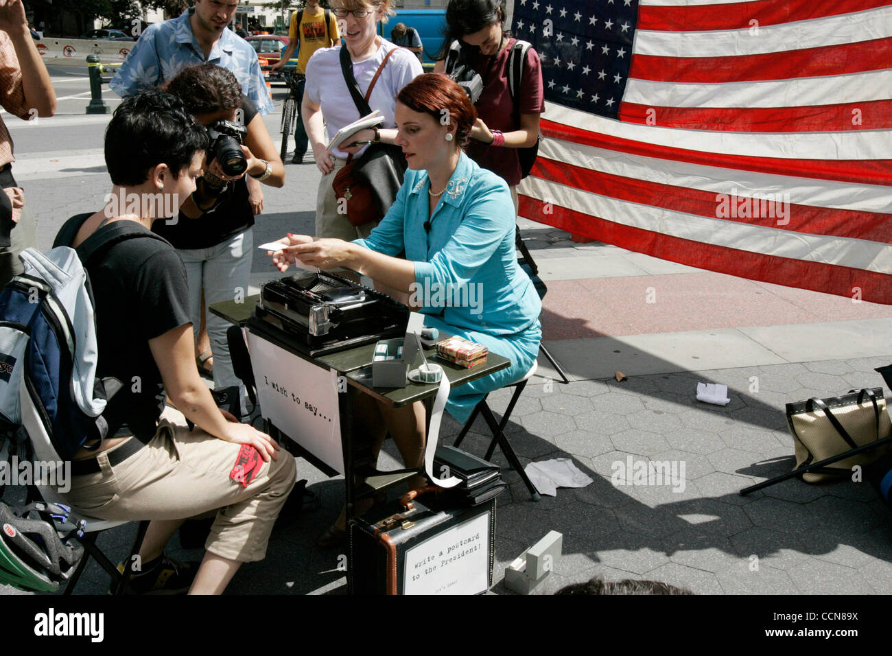More protests occur in New York on the second day of the 2004 ...