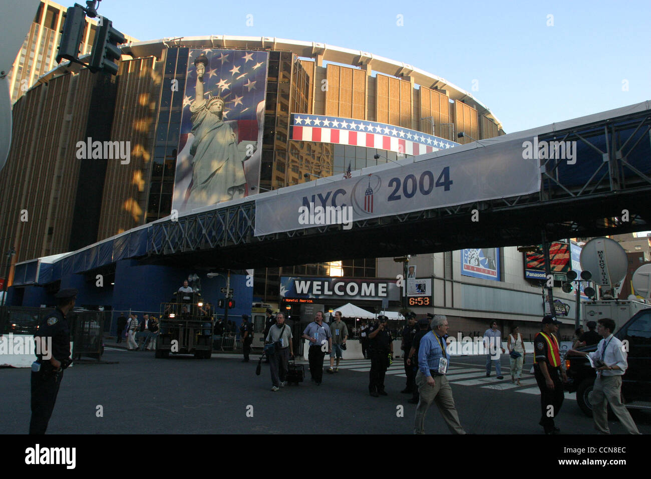 Sept 01, 2004; New York, NY, USA; A view of MAdison Square Garden & the ...