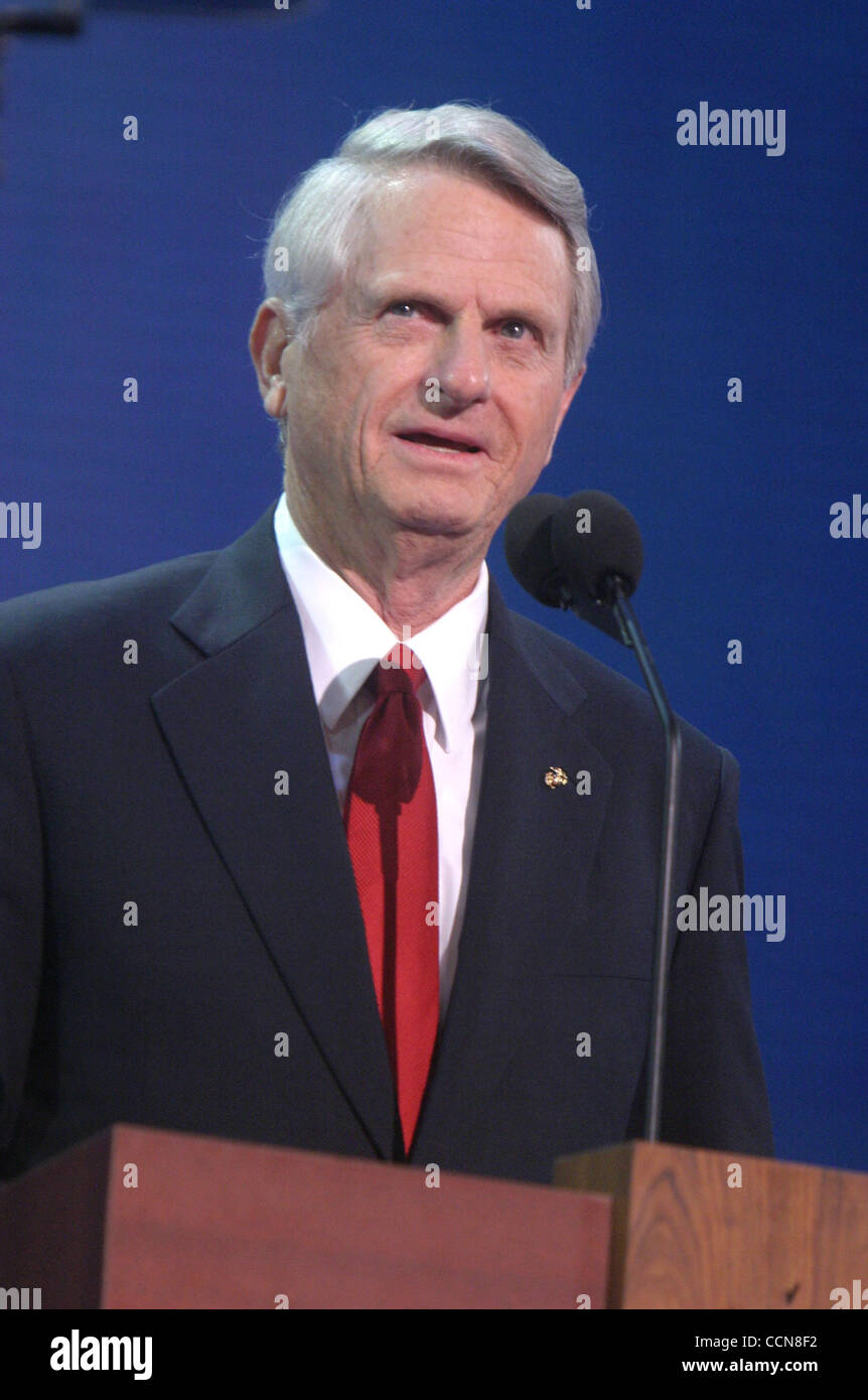 Sept 01, 2004; New York, NY, USA; Keynote speaker Senator ZELL MILLER ...