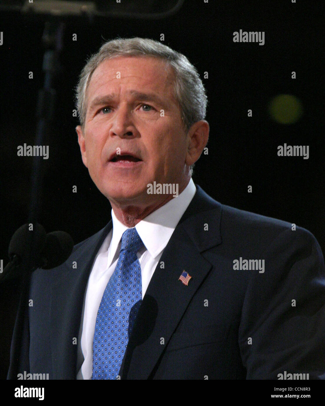 Sept 02, 2004; New York, NY, USA; President GEORGE W. BUSH at day four ...
