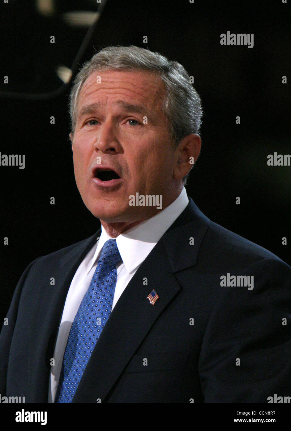 Sept 02, 2004; New York, NY, USA; President GEORGE W. BUSH at day four ...