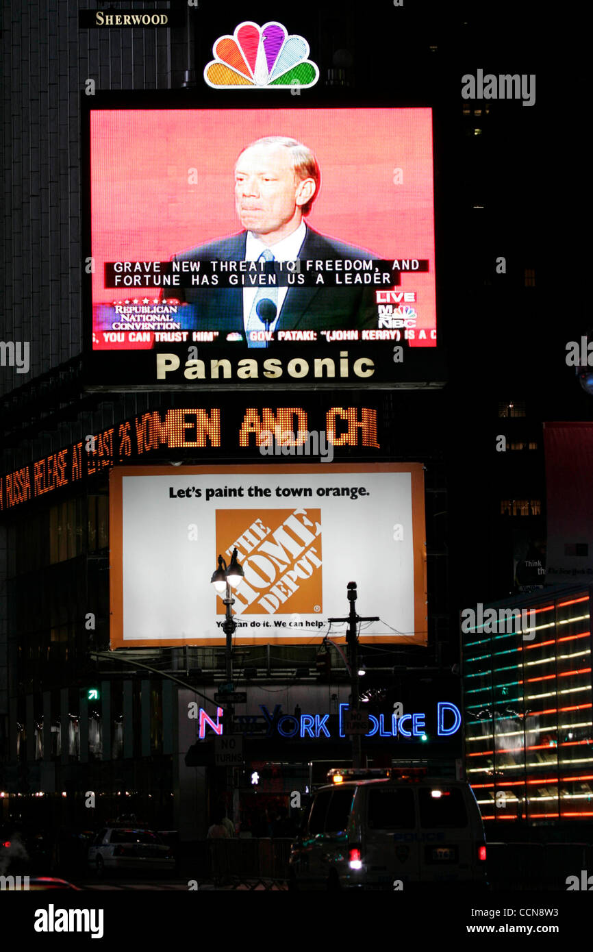 The 2004 Republican National Convention in New York comes to its final ...
