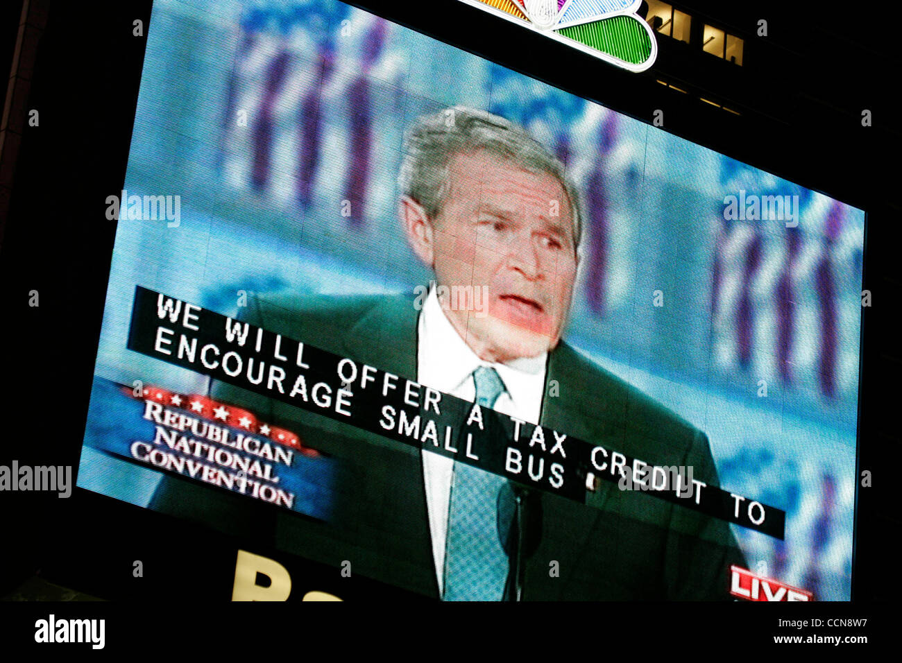 The 2004 Republican National Convention in New York comes to its final ...