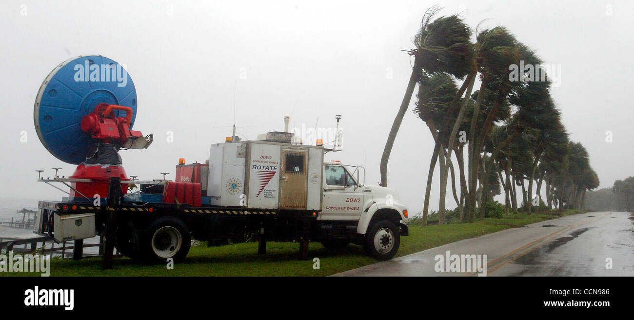 Sep 04, 2004; Port St. Lucie, FL, USA; Hurricane Frances, one of the ...