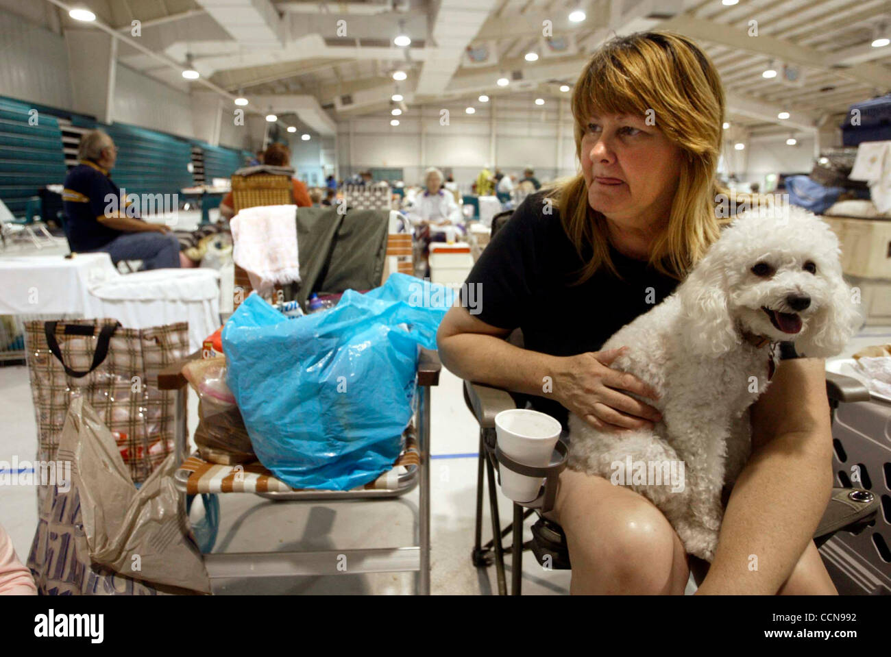 Sep 04, 2004; Volusia County, FL, USA; Hurricane Frances, one of the ...