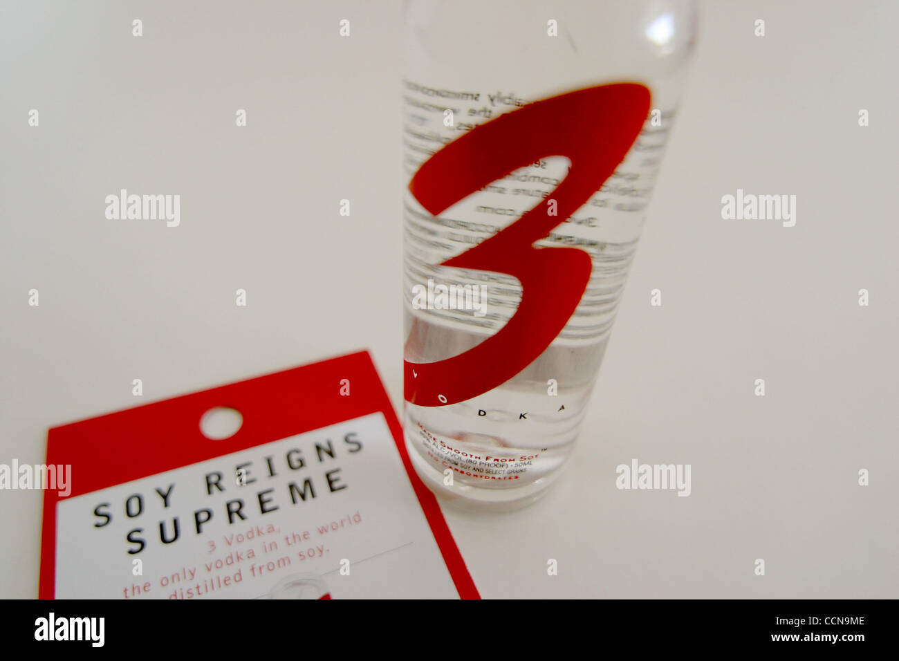 Sep 06, 2004; Los Angeles, CA, USA; 3 vodka, the only vodka in the ...