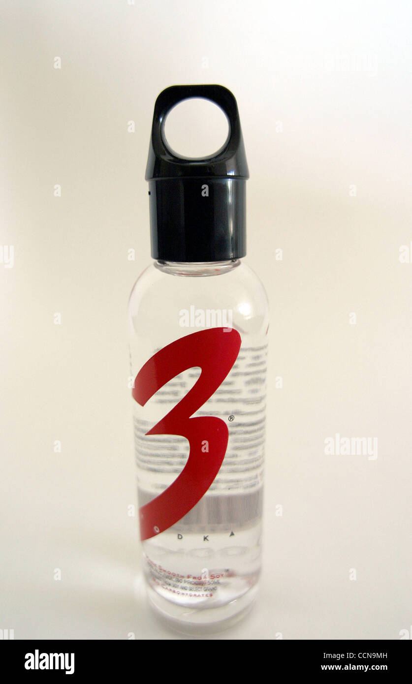Sep 06, 2004; Los Angeles, CA, USA; 3 vodka, the only vodka in the ...
