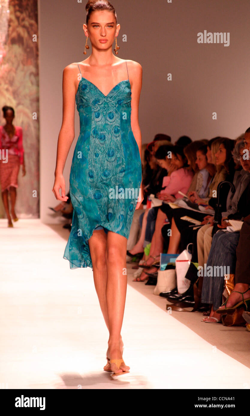 Sep 08, 2004; New York, NY, USA; Models walk the catwalk at the TRACY ...