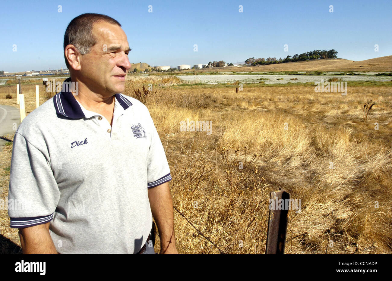 Dick Bogaert (cq) , wetlands biologist for Mt. View Sanitary District ...