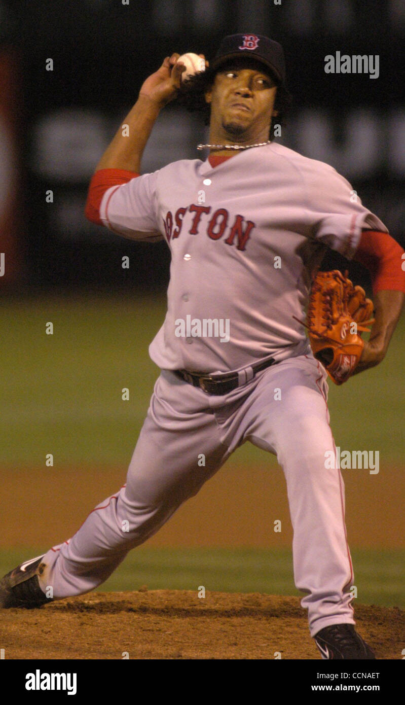 Photo of red sox pedro martinez hi-res stock photography and images - Alamy