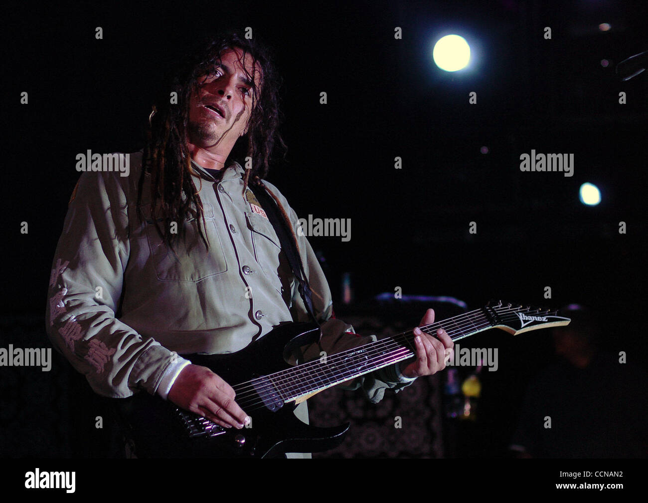 Korn's guitarist James "Munky" Shaffer performs during the Projekt ...