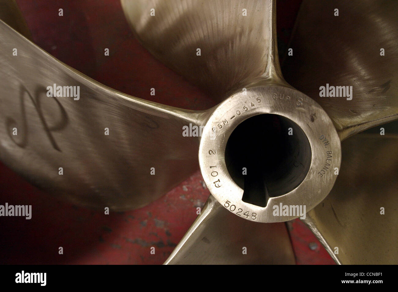 Sep 12, 2004; Pensacola, Florida, USA; A boat propeller Stock Photo - Alamy