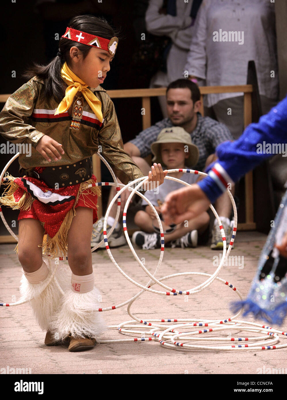 Talon Duncan of the Yellow Bird dancers from Mesa, Arizona performed ...
