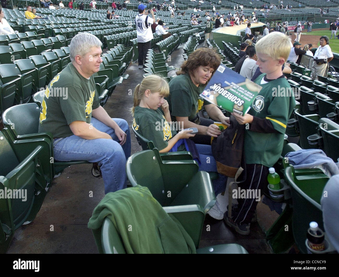 Ken and Kim Melton, who are partial season ticket holders, brought ...