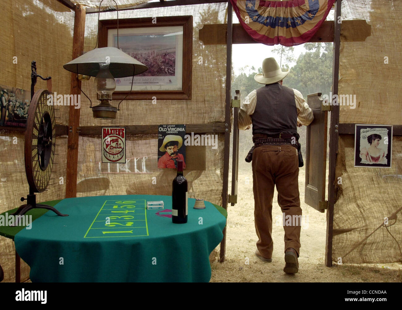 In the style of the old west, "Buck" also known as Steve Bazzahi of ...