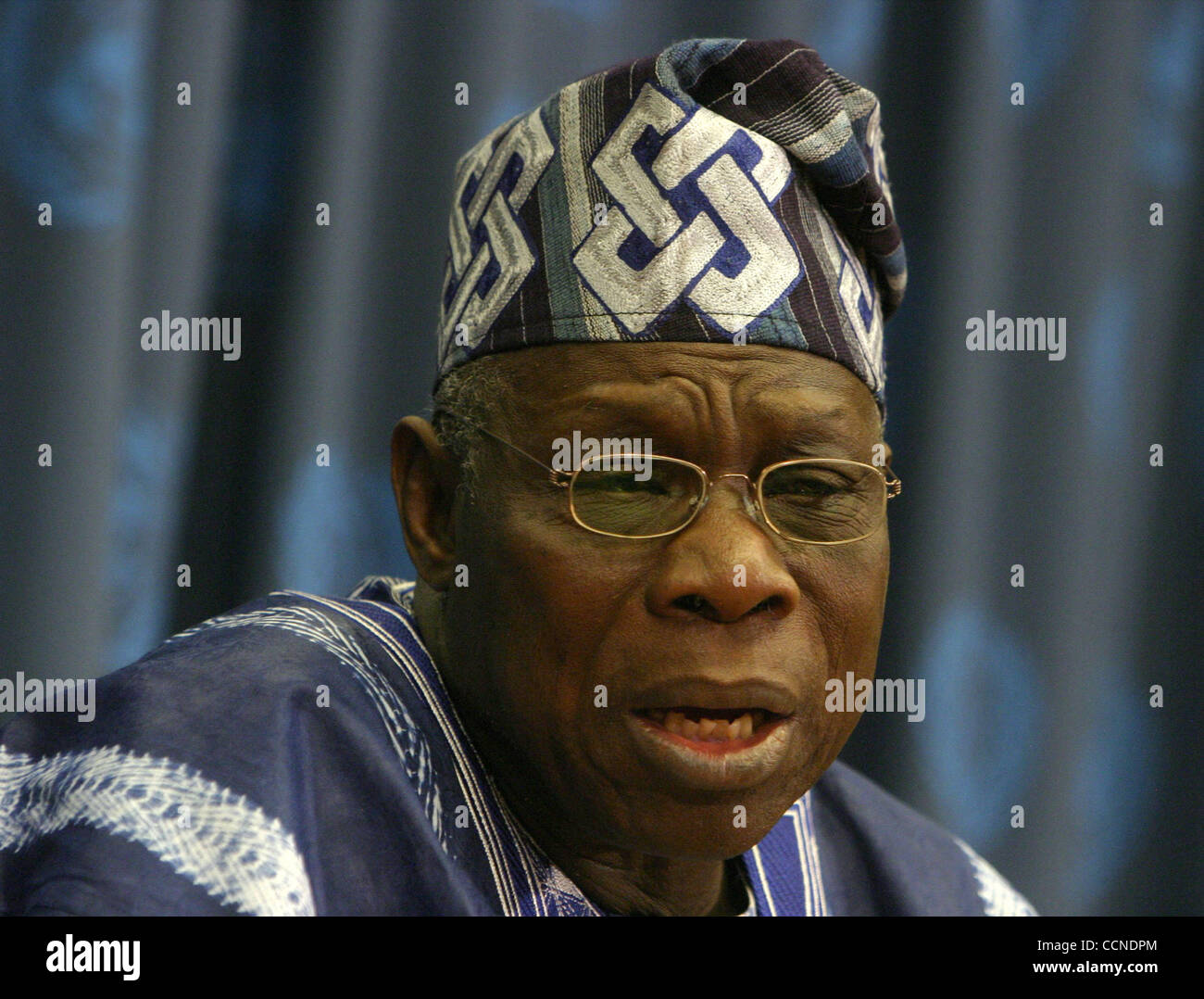 President olusegun obasanjo of nigeria hi-res stock photography and ...