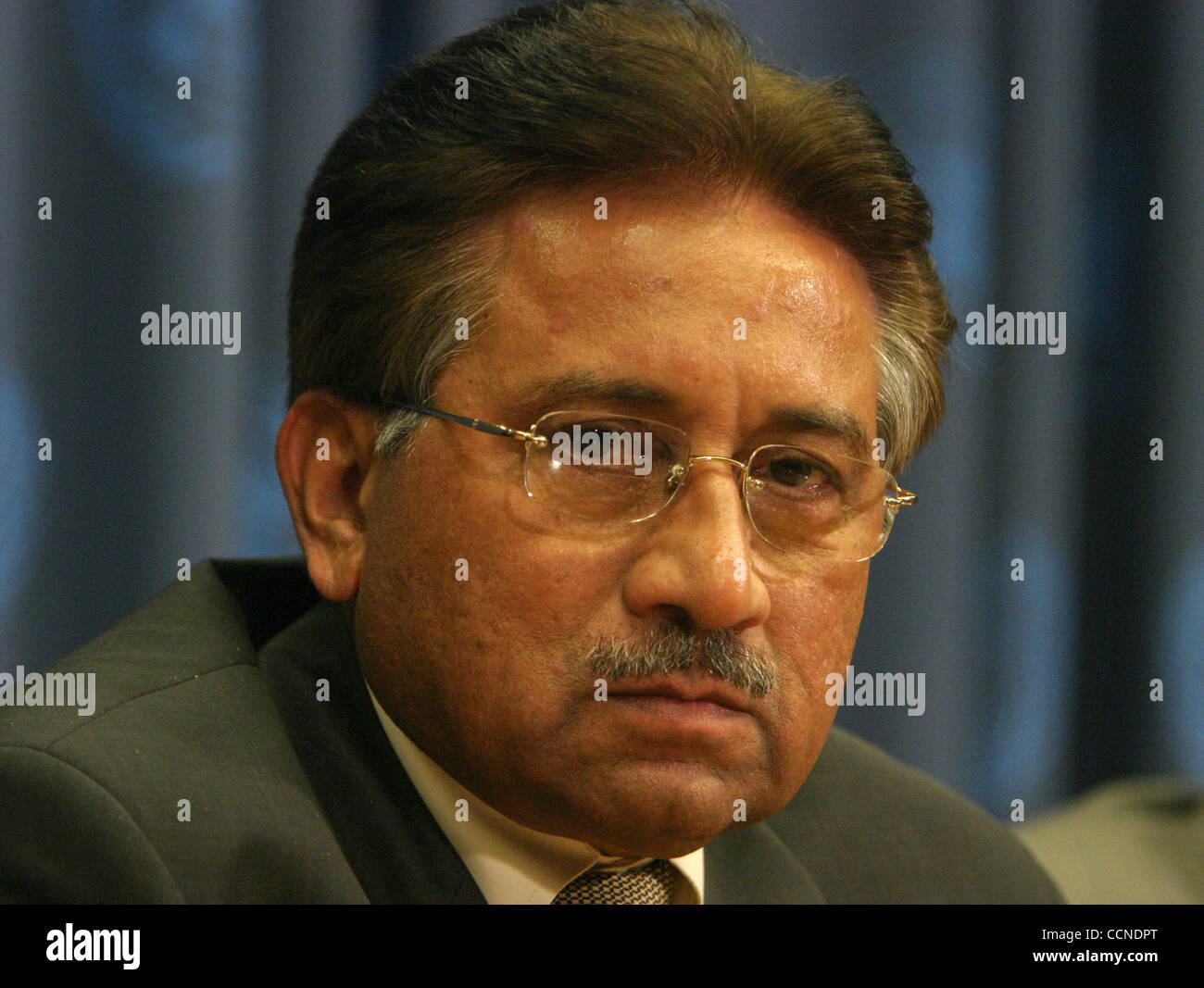 Sep 23, 2004; New York, NY, USA; President of Pakistan PERVEZ MUSHARRAF ...