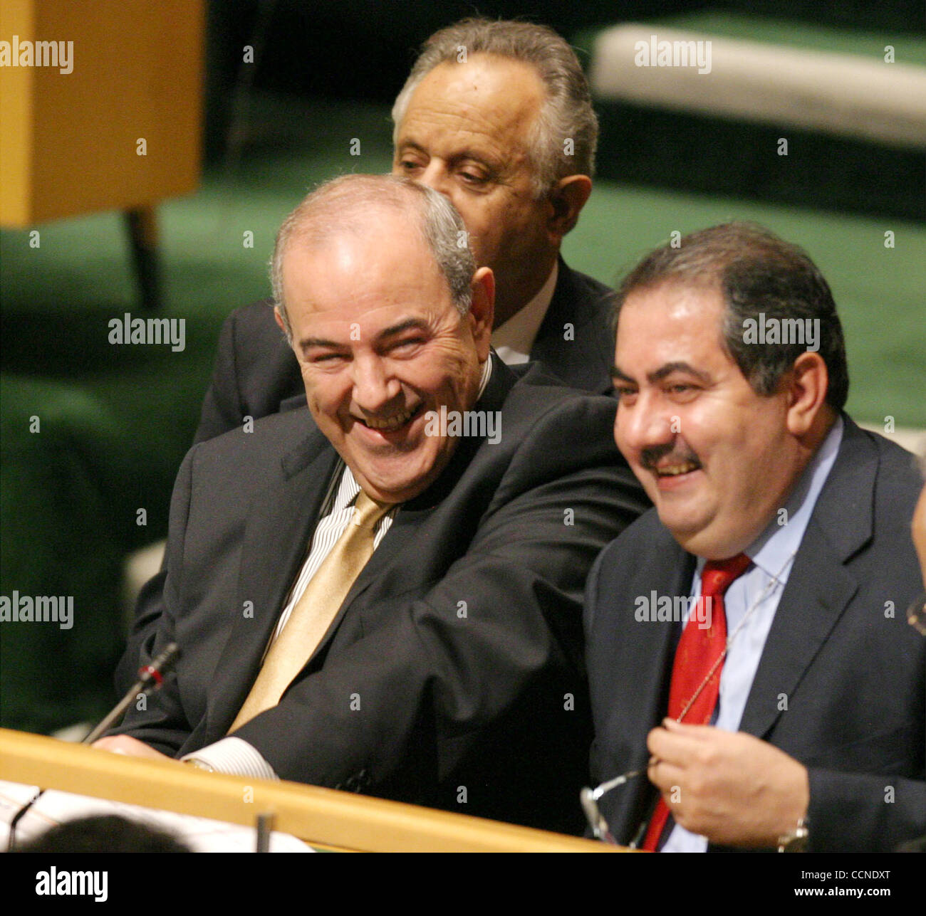 Sep 24, 2004; New York, NY, USA; Prime Minister of Iraq Dr. AYAD ALLAWI ...