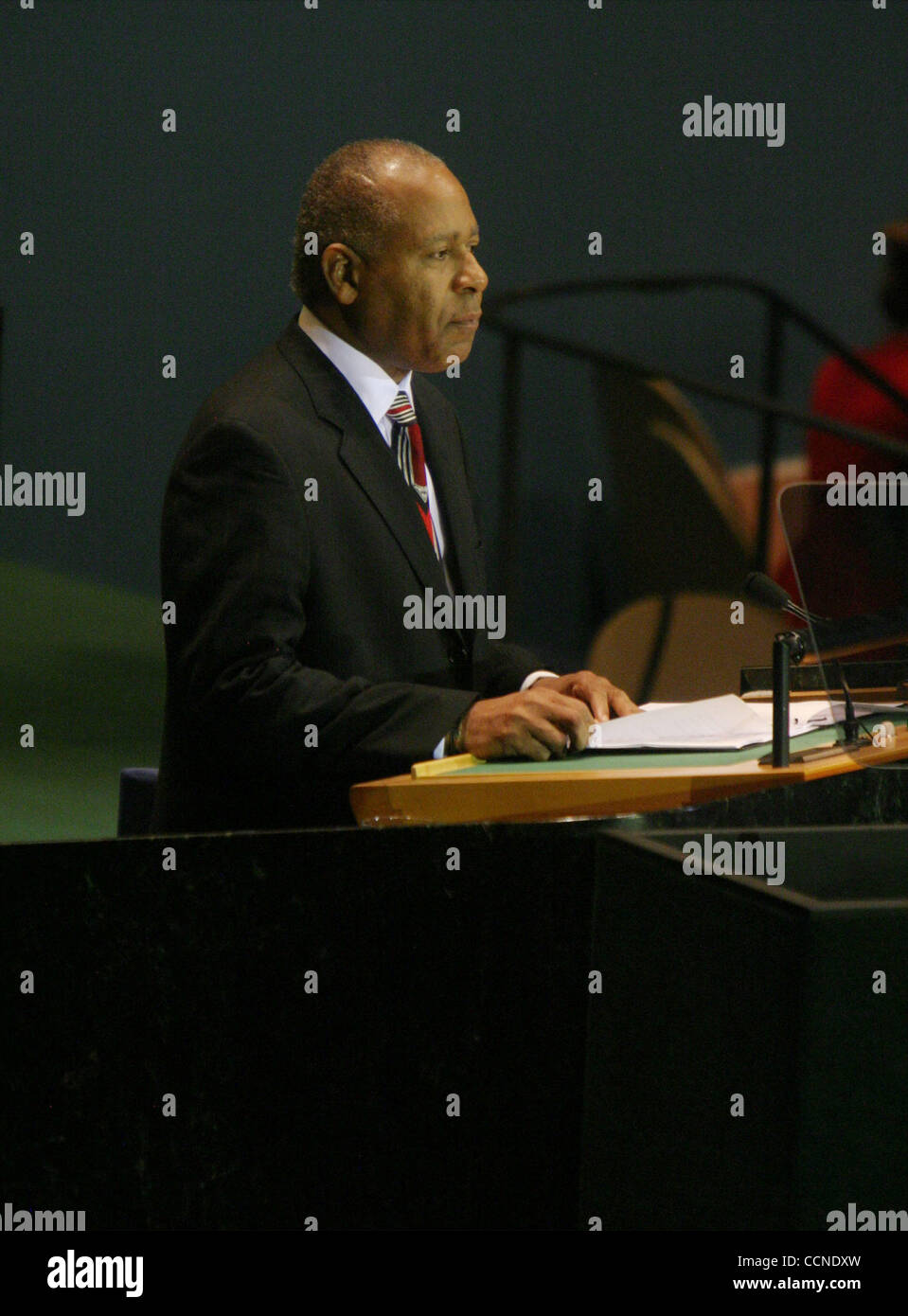 Sep 24, 2004; New York, NY, USA; Prime Minister of Trinidad & Tobago ...