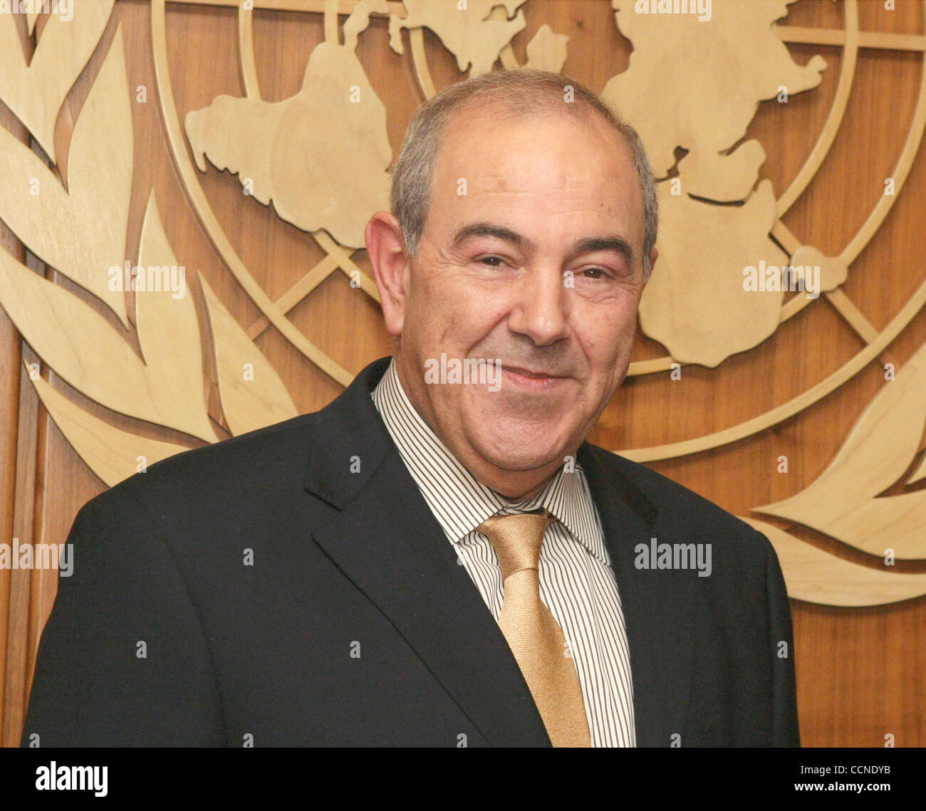 Sep 24, 2004; New York, NY, USA; Prime Minister of Iraq Dr. AYAD ALLAWI ...