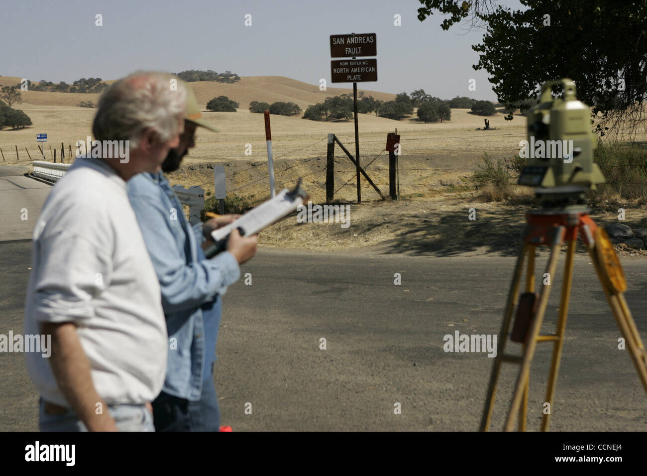 Parkfield, population 18, sits on top of the San Andreas Fault near ...