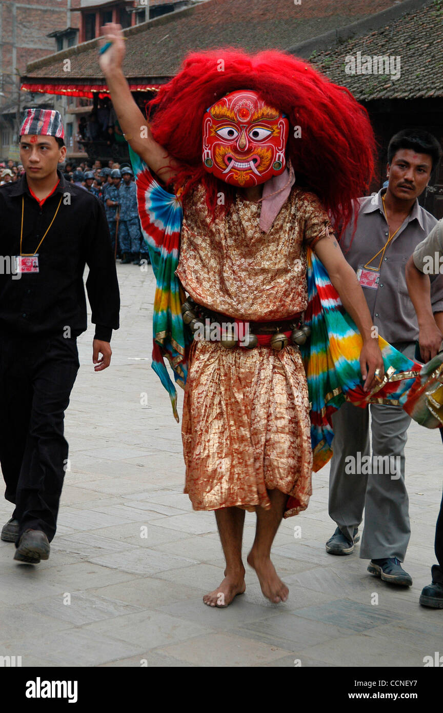 Oct 03, 2004; Basantapur Durbar Square, Kathmandu , NEPAL; Living ...