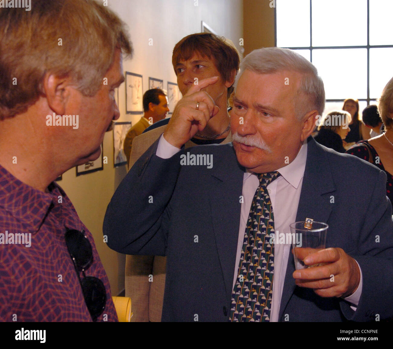 Lech Walesa, the former president of Poland and 1983 Nobel Peace Prize ...