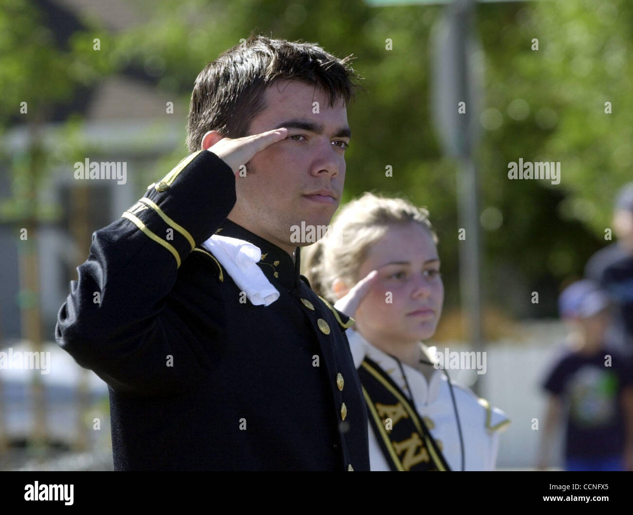 Antioch High School Marching Band trombone section leader Richard ...