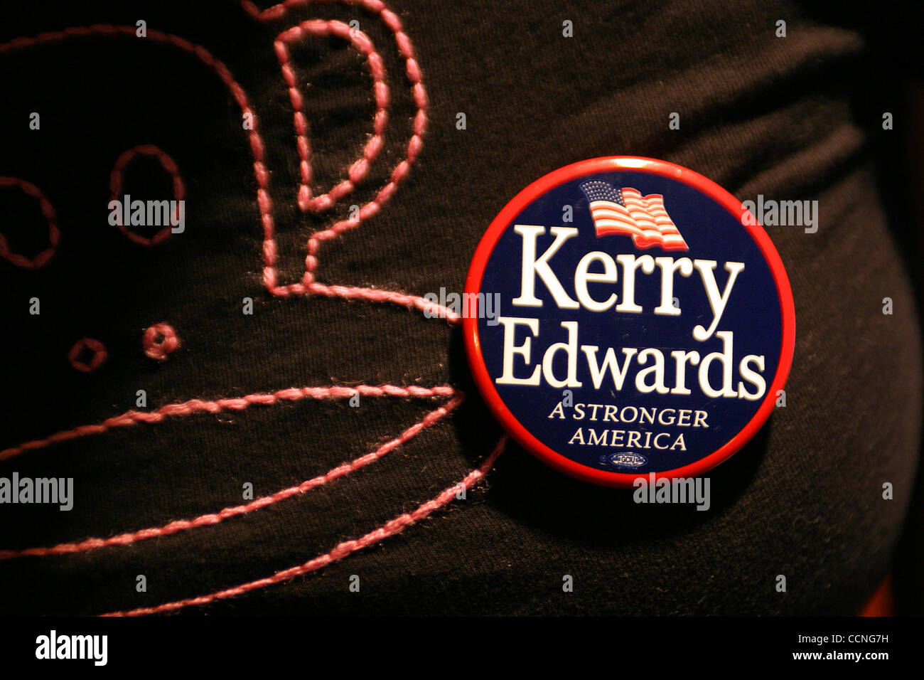 Oct 08, 2004; Laguna Beach, CA, USA; John Kerry and John Edwards for ...