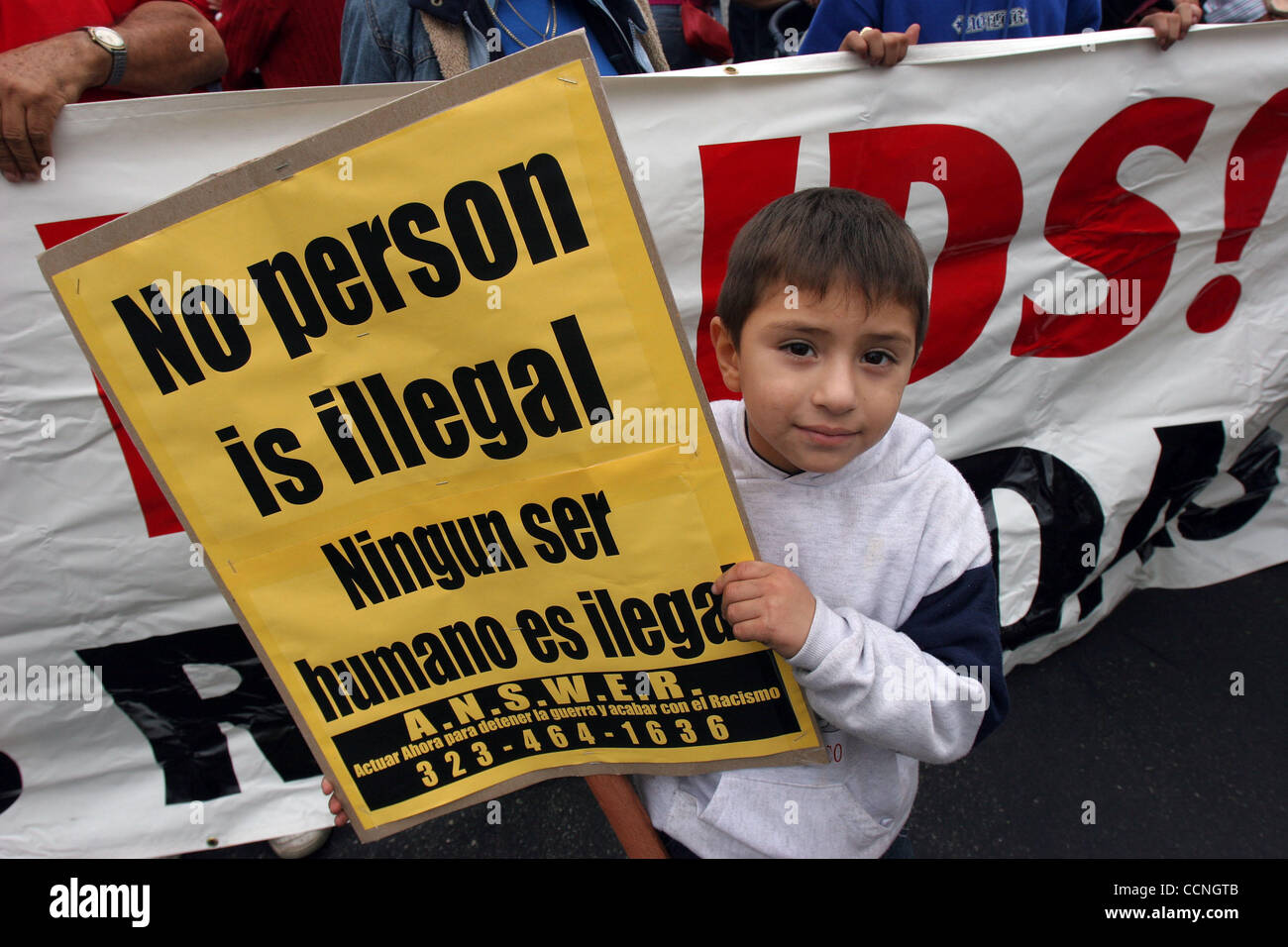 Oct 16, 2004; Los Angeles, CA, USA; Immigrants of all nationalities and ...